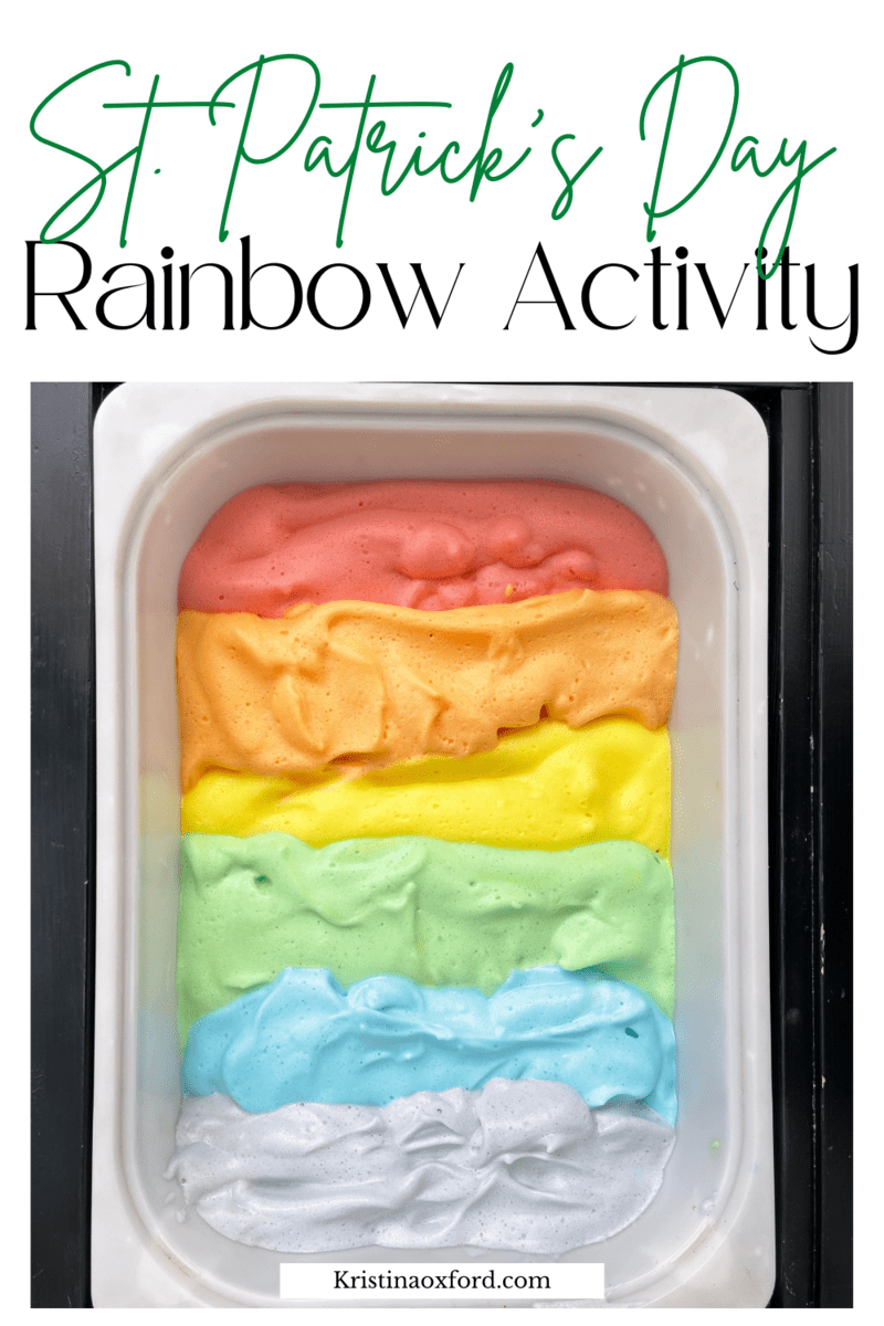 Preschool Rainbow Sensory Activity - Kristina Oxford